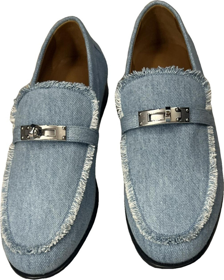 Hermes Destin cloth flats - ShopStyle