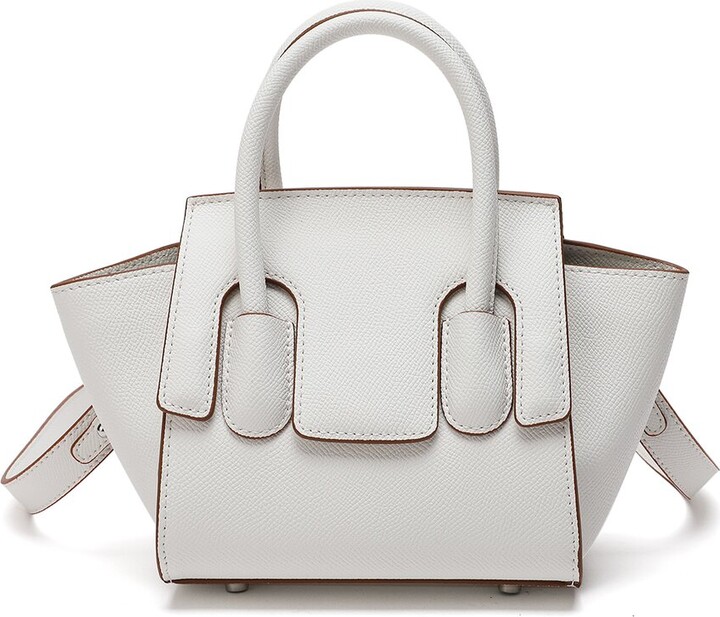 Tiffany & Fred Top Handle Leather Satchel - ShopStyle