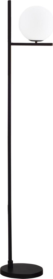 HOMCOM Modern Floor Lamp Metal Frame Sphere Light Reading Land Lamp ...