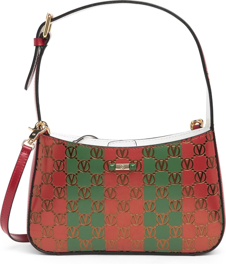 VALENTINO BY MARIO VALENTINO Kai Monogram Stripe Leather Crossbody Bag ...