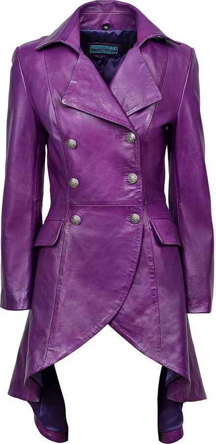 Carrie CH Hoxton Edwardian Tailcoat Style Elizabeth Ladies Brown Laced ...