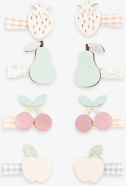 Mimi & Lula Girls Tulip Kids Fruit-embellished set of Eight Woven Hair ...