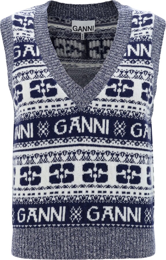 Ganni Logo Vest - ShopStyle
