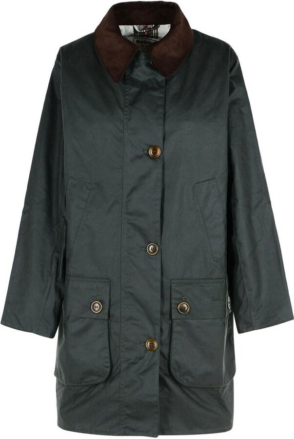 Barbour The Edit By Alexa Loren Oversized Waxed Jacket - ShopStyle Vests