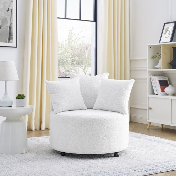 NOVABASA Rotating slider chair, rotating bucket sofa chair, modern ...