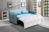 YUNLife Multifunctional Convertible Loveseat Sleeper Sofa with ...