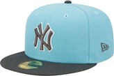 New Era Men's Light Blue/Charcoal New York Yankees Two-Tone Color Pack ...