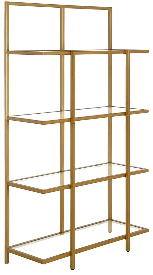 Abraham + Ivy Ingels Brass Bookcase - ShopStyle Home Office