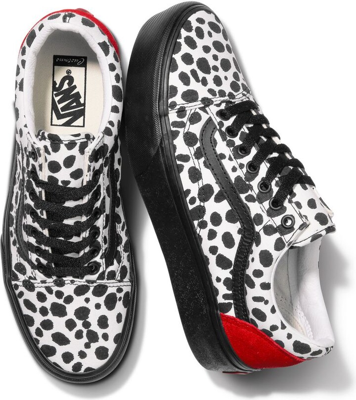 Vans Customs Dalmatian Old Skool Platform - ShopStyle Low Top Sneakers
