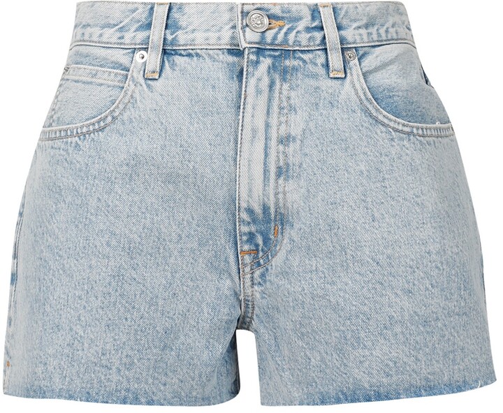 SLVRLAKE Farrah Short Time Worn Cut-off Denim Shorts - ShopStyle