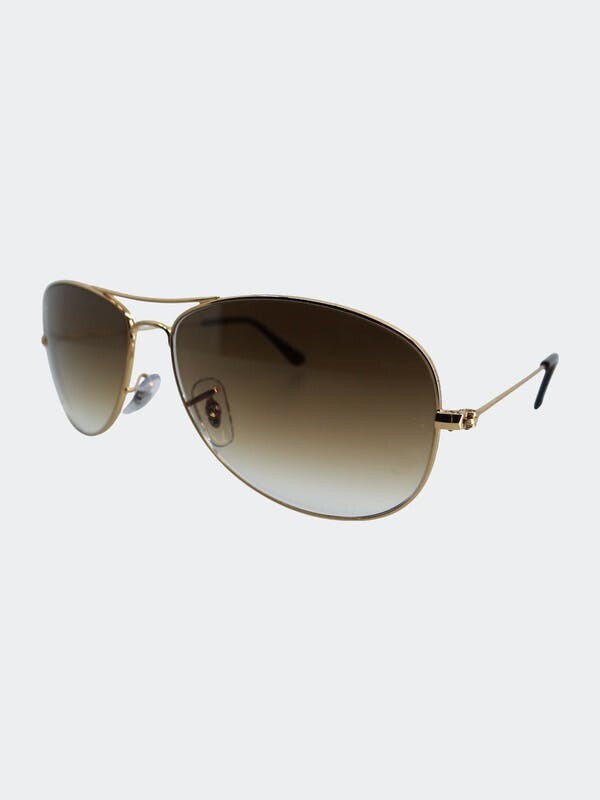 Ray-Ban Gradient Cockpit Gold Sunglasses - Gold - ShopStyle