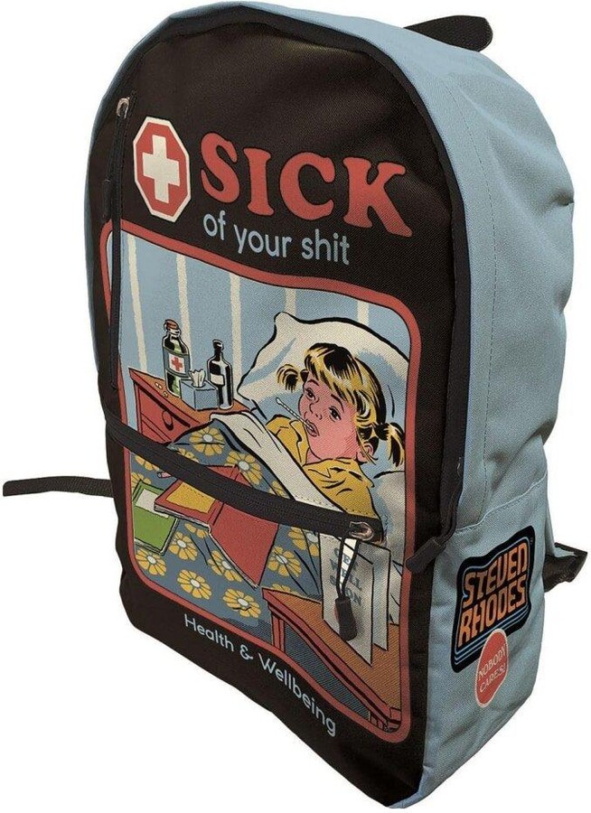 Steven Rhodes Sick Of Your Shit Backpack - ShopStyle