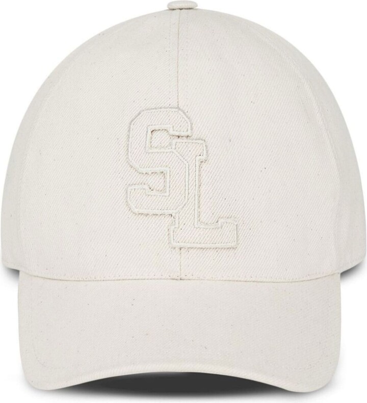 Saint Laurent Logo Lettering Cap - ShopStyle Hats
