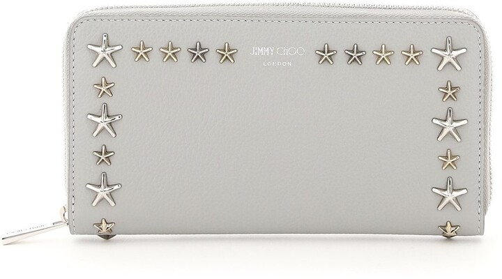 Jimmy Choo Pippa Star Embellished Wallet - ShopStyle