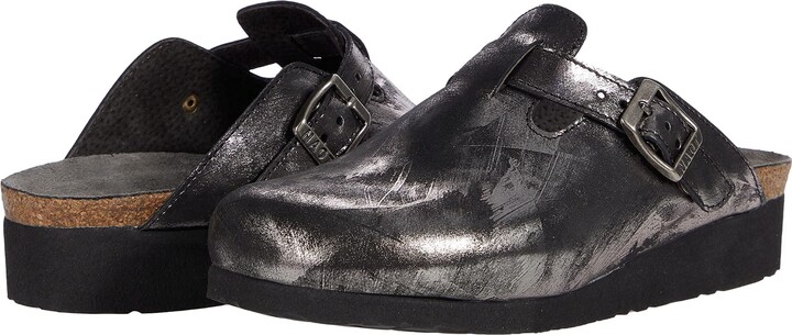 Naot Footwear Women's Autumn Clog Metallic Onyx Lthr 4 N US - ShopStyle