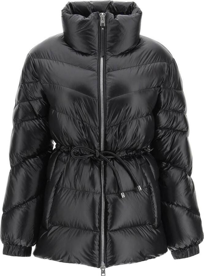 Woolrich 'aliquippa' puffer jacket with drawstring waist - ShopStyle