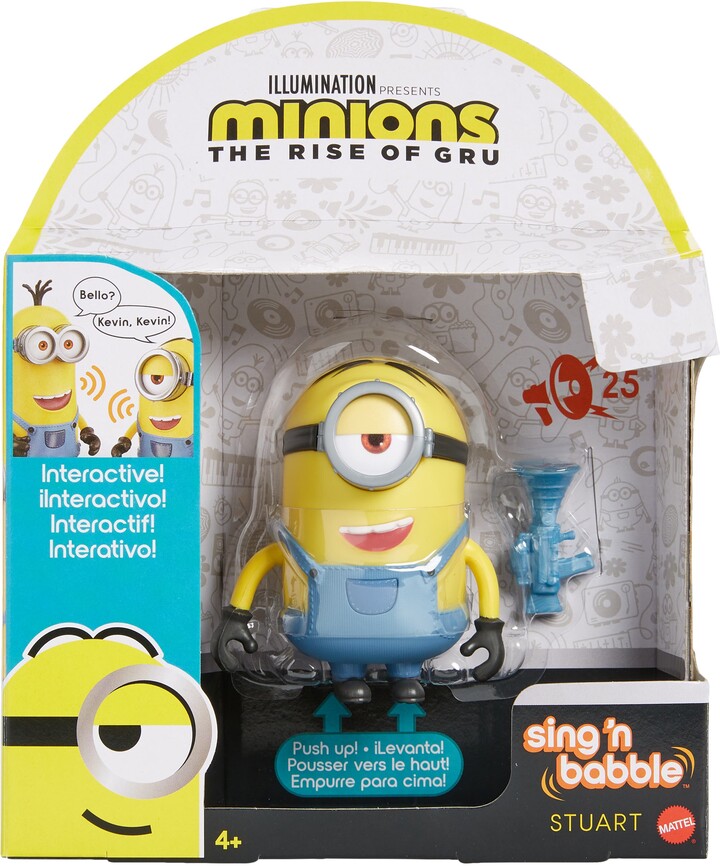 Mattel Minions: The Rise of Gru Sing 'N Babble Stuart Toy - ShopStyle