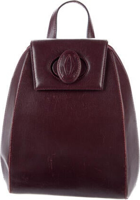 Cartier Textured Leather Backpack - ShopStyle