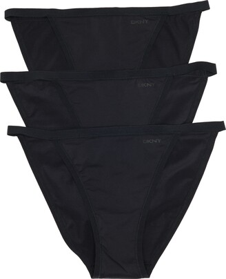 DKNY Active Comfort Assorted 3-Pack String Bikinis - ShopStyle Panties