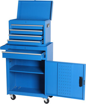 WFX Utility Tool Chest, 5-Drawer Rolling Tool Storage Cabinet With Detachable Top Tool Box ...