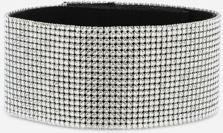 Dolce & Gabbana Crystal mesh choker - ShopStyle Necklaces