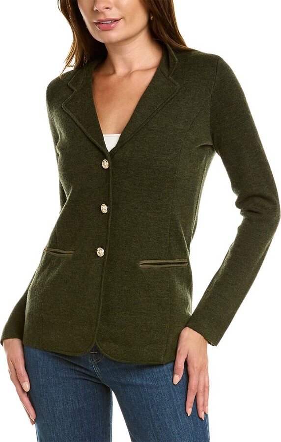 Bruno Magli Merino Wool Blazer - ShopStyle