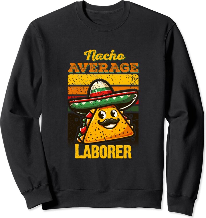 Vintage Matching Groovy Nacho Average Poncho Sign Retro Cinco De Mayo ...