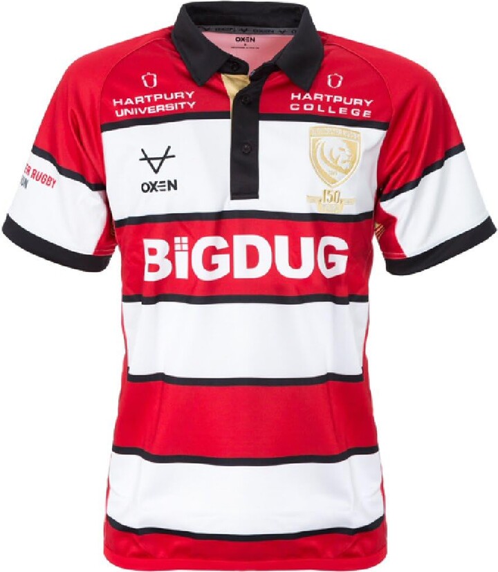 Oxen Gloucester Rugby Men's 2023-2024 Home Official Replica Rugby Shirt ...