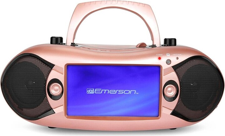 Emerson 7In Bluetooth Dvd Boombox With Am/Fm Radio & Stereo Speakers ...