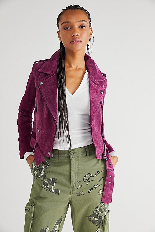 Blank NYC Suede Moto Jacket - ShopStyle