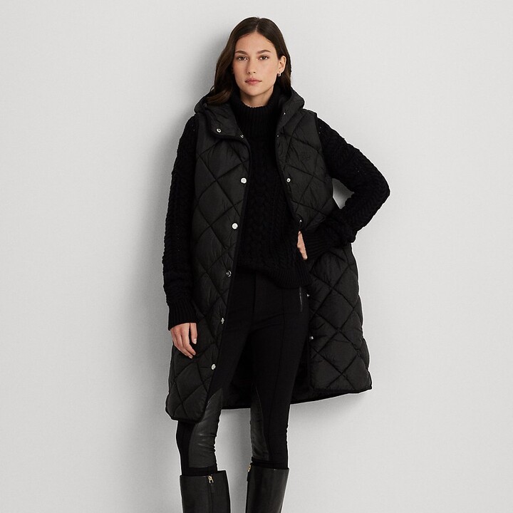 Lauren Ralph Lauren Ralph Lauren Diamond-Quilted Hooded Vest - ShopStyle