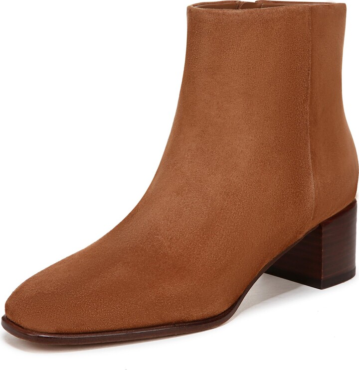 Vince Womens Arabel Ankle Boot Dark Sequoia Suede 12 M - ShopStyle