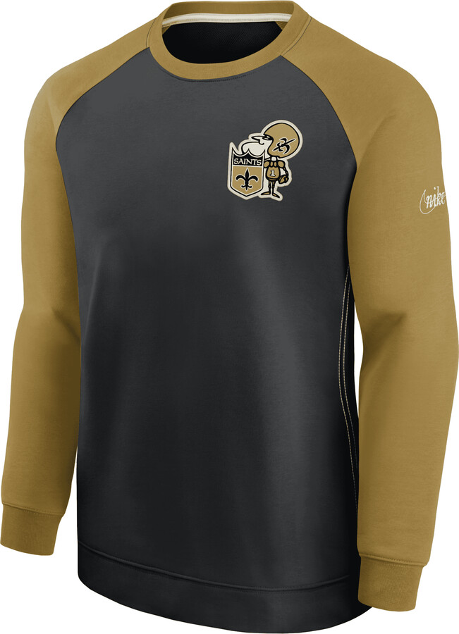 Nike Men's Dri-FIT Historic (NFL New Orleans Saints) Crew in Black ...