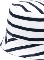 Joshua Sanders Smiley Logo Striped Bucket Hat - ShopStyle