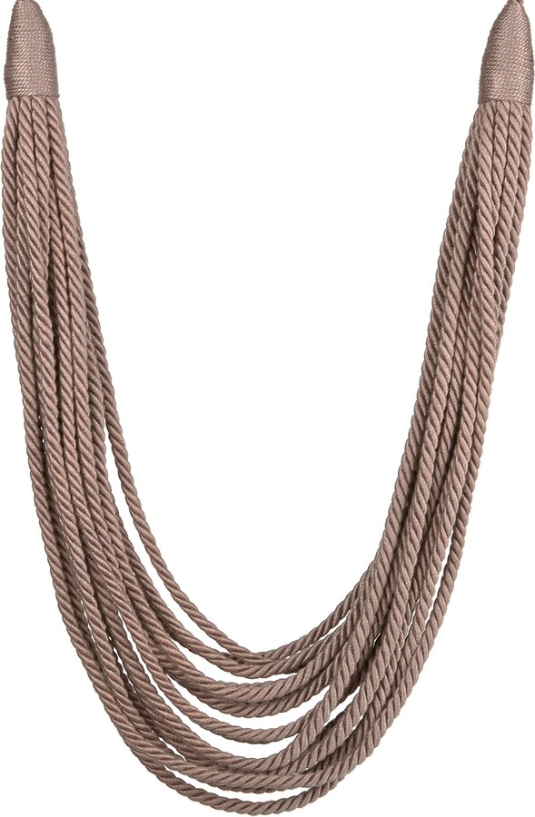 Dunelm Multi Strand Rope Embrace Tiebacks Slate - ShopStyle Shower Curtains