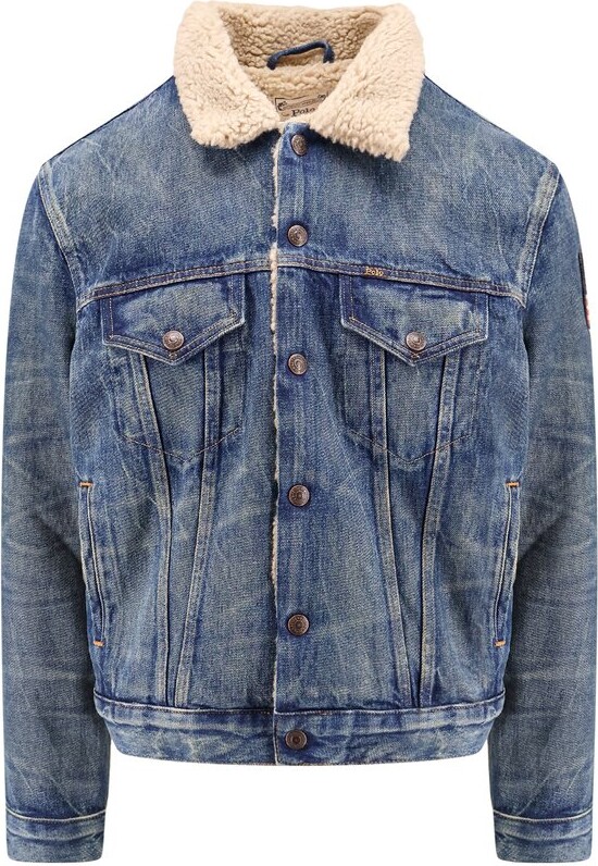 Polo Ralph Lauren Faded Effect Denim Trucker Jacket - ShopStyle