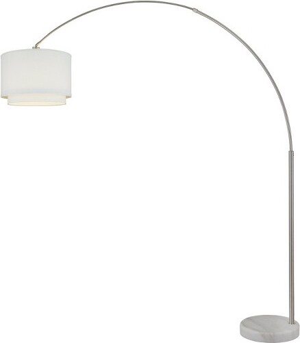 FC Design Modern 81" Tall Standing Adjustable Arched Floor Lamp with ...