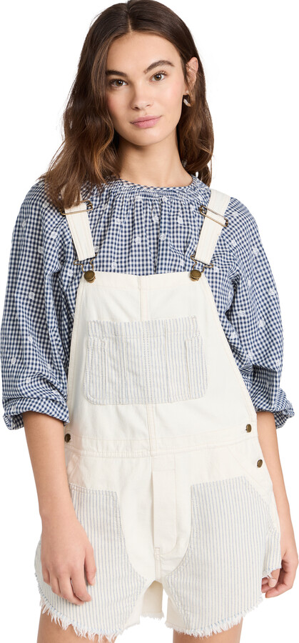 The Great The Cut Off Overalls - ShopStyle Jumpsuits & Rompers