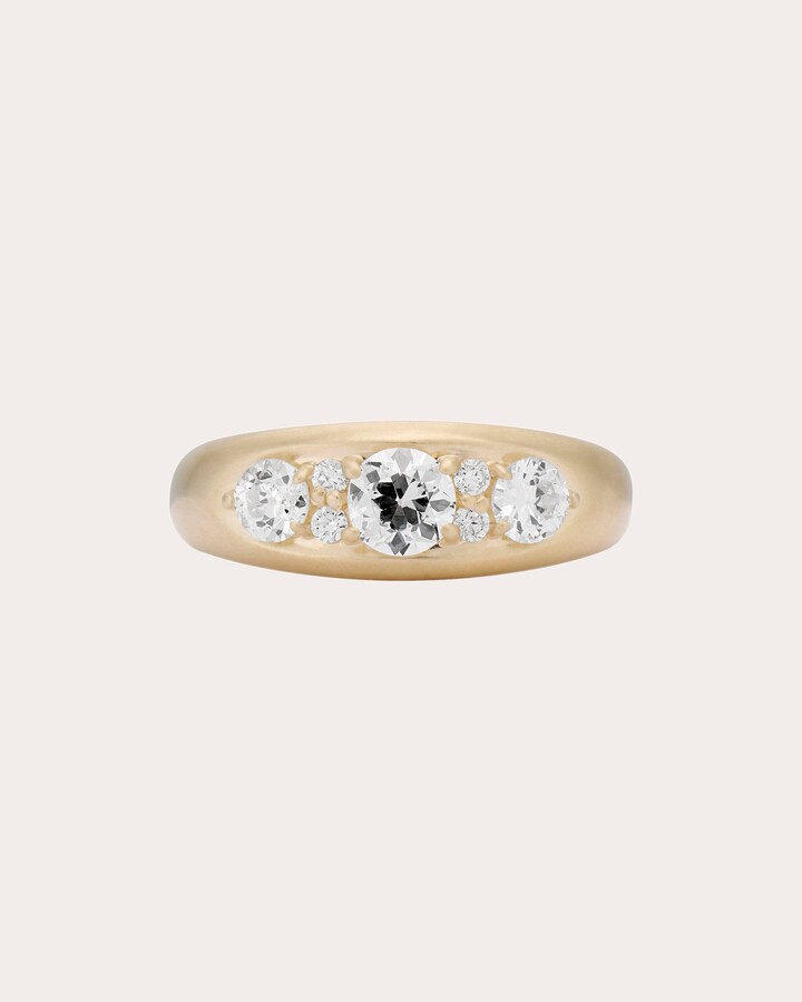 Ashley Zhang Jewelry Paloma 14K Gold Recycled Diamond Ring - ShopStyle