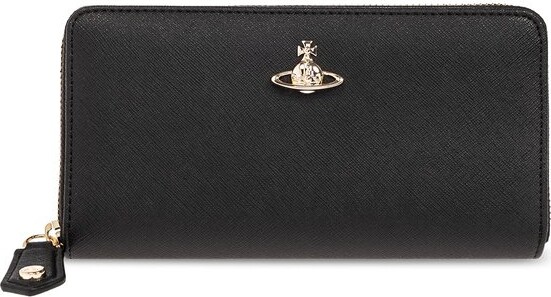 Vivienne Westwood Orb Plaque Zipped Wallet - ShopStyle