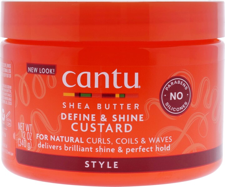 Shea Butter Define and Shine Custard by Cantu for Unisex - 12 oz Cream ...