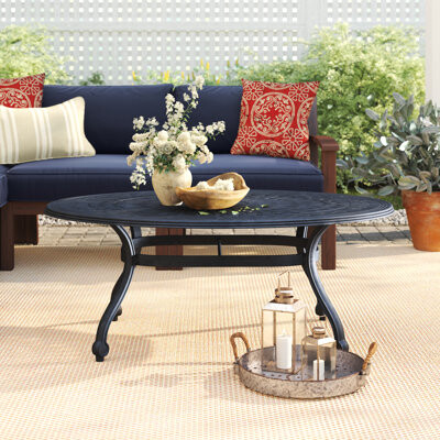 Lark Manor Arup 31 x 46'' Oval Shape Coffee Table - ShopStyle