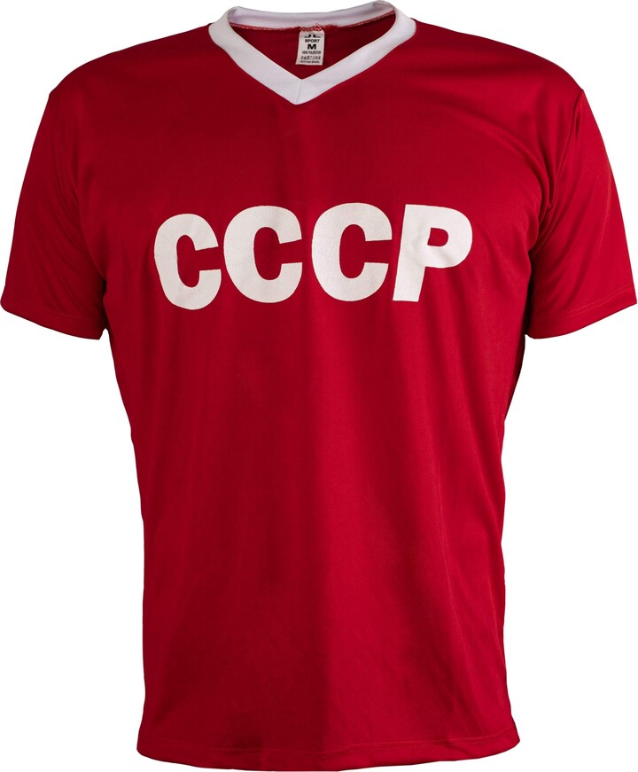 JL Sport Soviet Union CCCP USSR 1970's Retro Football Shirt Clasic ...