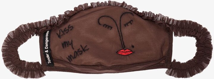 Tender and Dangerous Brown Kiss My Mask Face Mask - ShopStyle