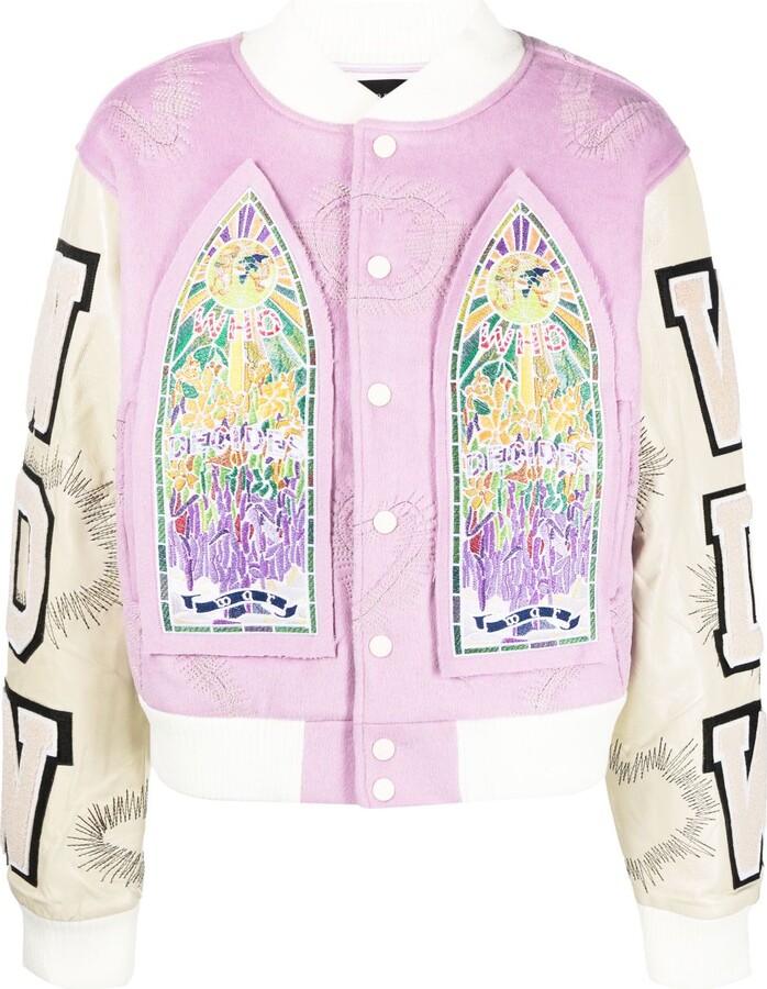 Who Decides War Namesake varsity jacket - ShopStyle