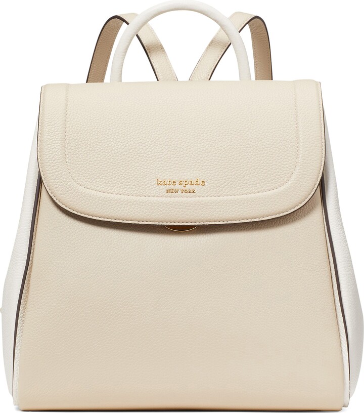 Kate Spade Knott Colorblock Pebbled Leather Backpack - ShopStyle