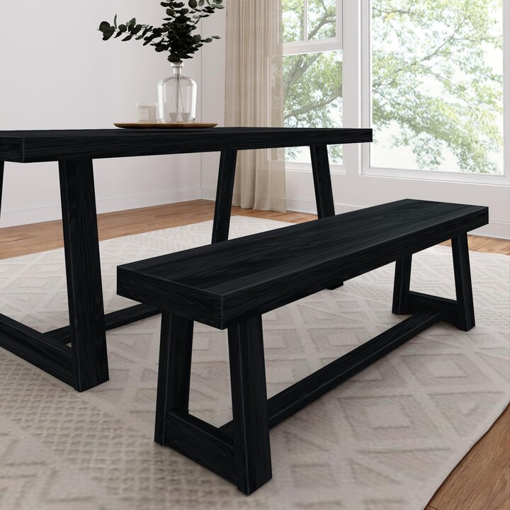 Plank+Beam 60 Inch Farmhouse Dining Bench - ShopStyle