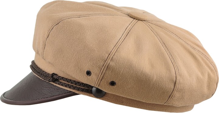 Sterkowski Vintage Harley Style Hat Pure Cotton Cap UK 7 1/2 Beige ...