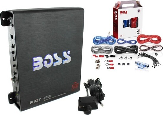 BOSS Audio Boss Riot 1100 Watt Monoblock Class A/B Car Audio Amplifier ...