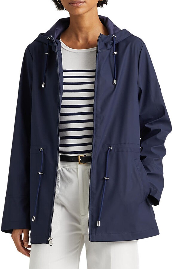 Lauren Ralph Lauren Hooded Rain Slicker - ShopStyle